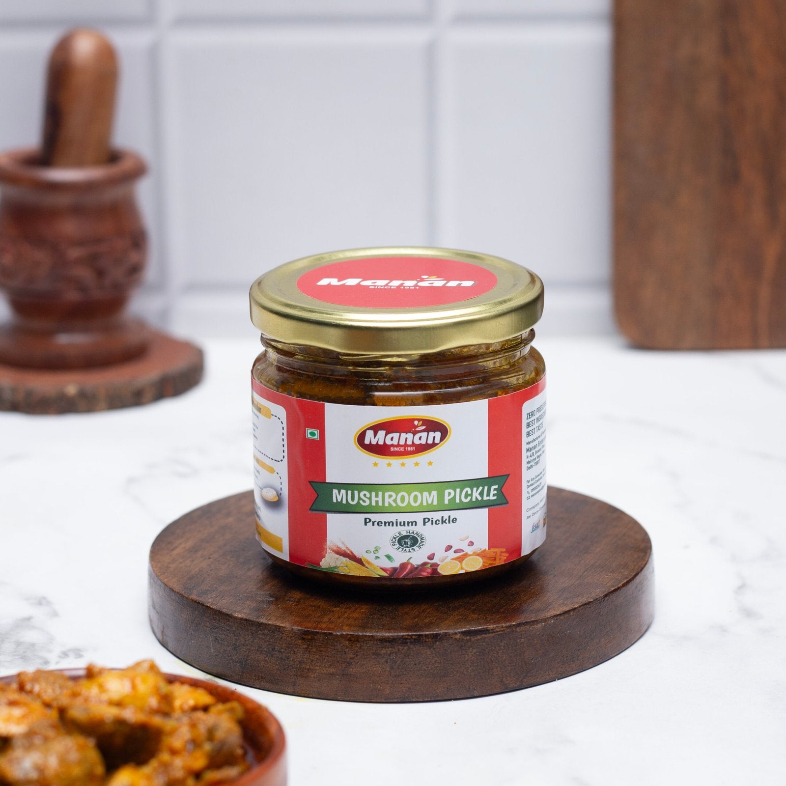Mushroom Pickle | Khumbh Ka Achar – Manan Foods